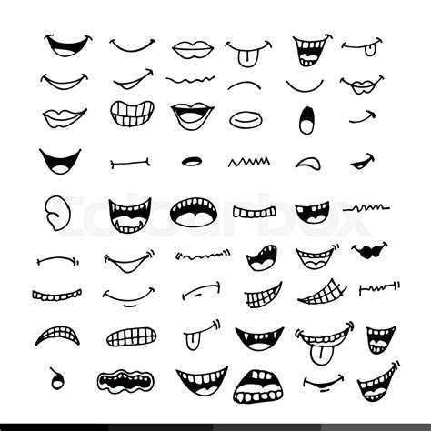 Cartoon Mouth Expressions At James Borrego Blog