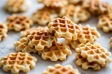 Waffle Cookies Easy Recipe Insanely Good