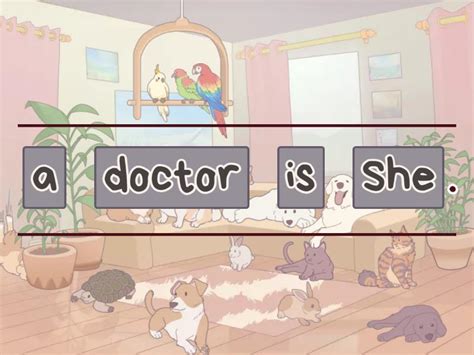 Practice Present Simple Structure Unjumble