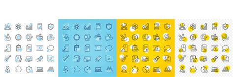 set of timer technical algorithm royalty free vector image