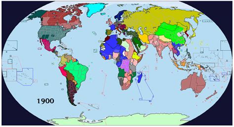 Maps Of The World 1900s 1900 1909 By Toonart789 On Deviantart