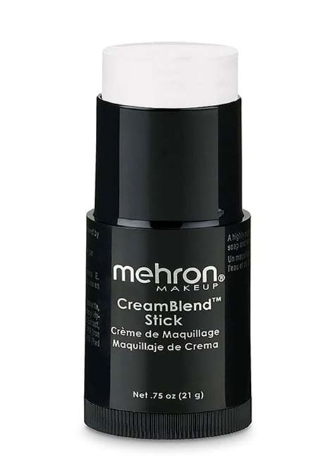 White Creamblend Mehron Makeup Stick Costume Makeup