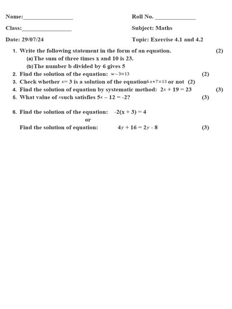 Test Class 7 29july Pdf
