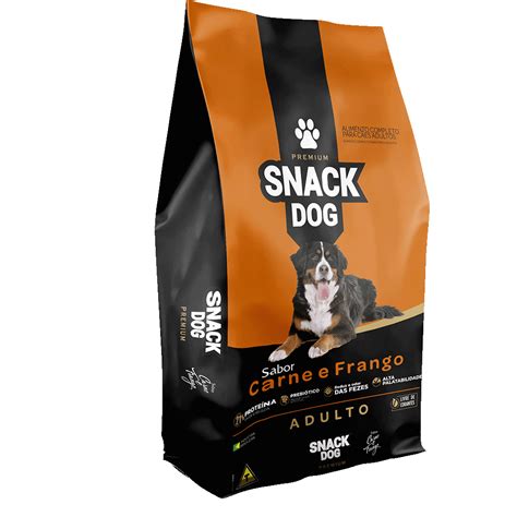 Ração Snack Dog Premium Para Cães Adultos 21 Proteínas 20kg Ração Pets