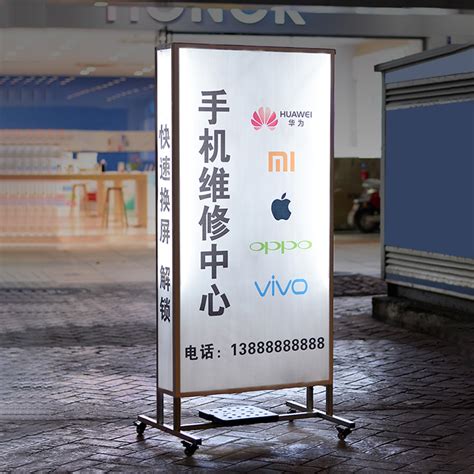 快餐店落地灯箱 落地灯箱 快餐店门头 大山谷图库