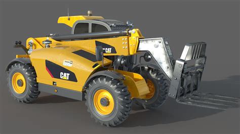 Caterpillar Cat Telehandler Th255c 3d Model By Ferhatkose19