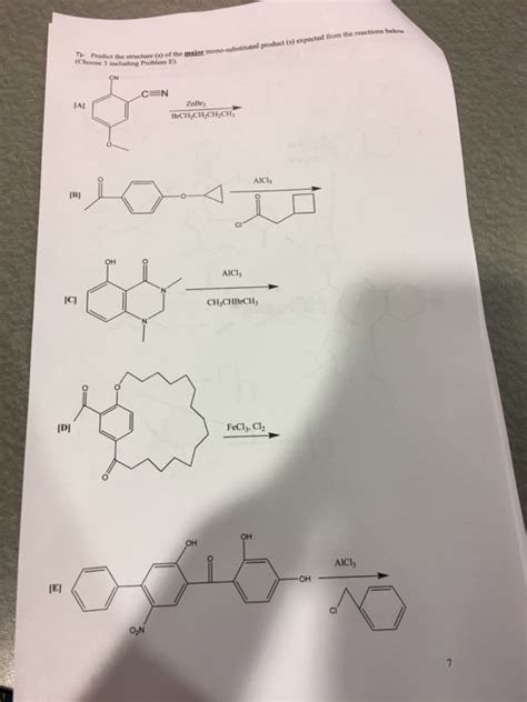 Solved Predict The Structure S Of The Major