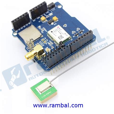 shield gps con antena