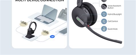 Yealink Wh64 Dual Teams Dect And Bluetooth Wireless Headset
