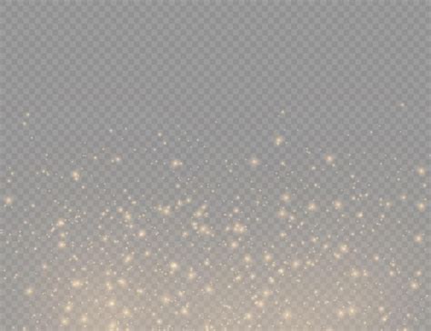 금 먼지 입자 Bokeh 크리스마스 황금 조명 효과 스파클 노란색 불꽃 스타 흐림 벡터 프리미엄 벡터