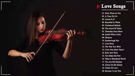 Top 50 Violin Love Songs Instrumental Best Relaxing Instrumental