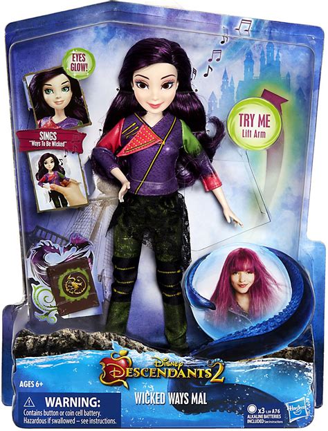 Disney Descendants Wicked Ways Mal Fashion Doll Hasbro Toys Toywiz