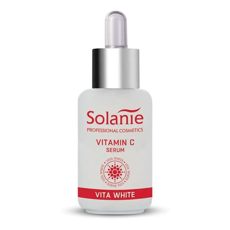 Solanie Vita 화이트 비타민 C 세럼 스킨 화이트닝 페이스 세럼 스킨 케어 모이스춰 라이징 안티 에이징 세럼 15 Ml