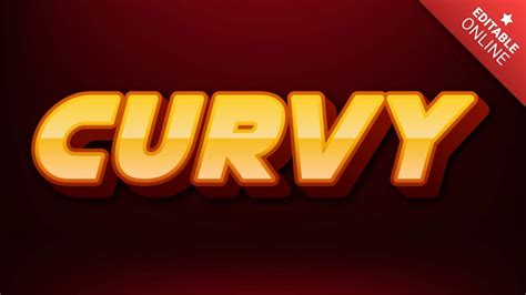 Curvy Text Effect Generator