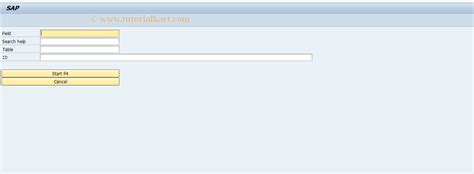 Mpoccmonitorf4 Sap Tcode Start F4