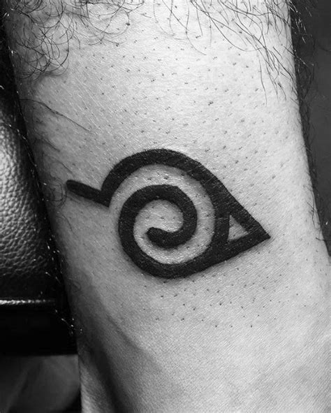 Naruto Leaf Symbol Tattoo