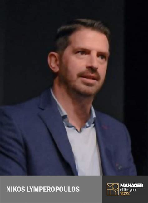Nikos Lymberopoulos Manager Of The Year