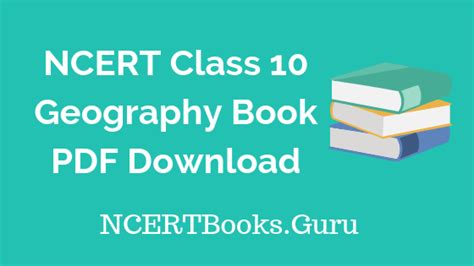 Ncert Geography Book Class 10 Pdf Download 2020 21 Edition Revised