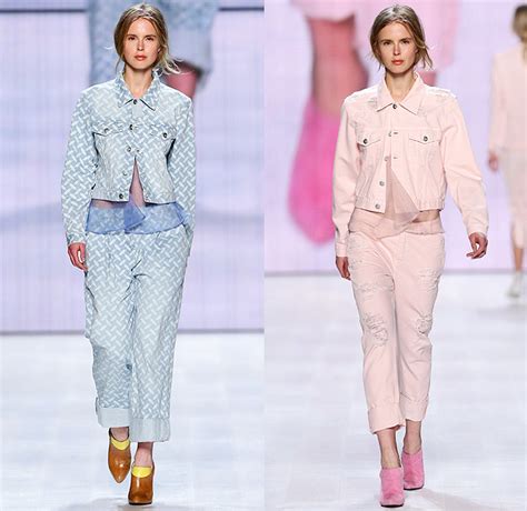 Lala Berlin 2015 Spring Summer Womens Runway Denim Jeans Observer