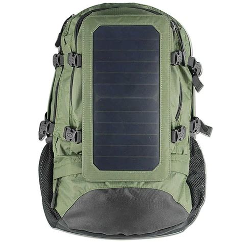 Waterproof Hiking Solar Panel Backpack With Usb Charger Solar Panel