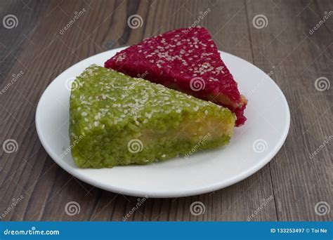 Vietnamese Sticky Rice Cake Xoi Vi Stock Image Image Of Mekong