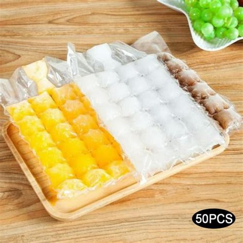 Bolsa De Cubitos De Hielo 5 Bolsas 10 Piezasbolsa Desechable Cubitos