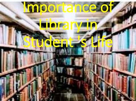 Importance Of Librarypptx
