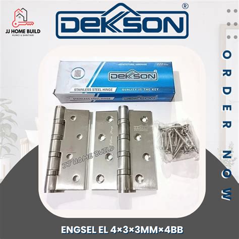 Jual Engsel Dekson 4x3x3mmx4bb Ecoline Engsel Pintu Dekkson Engsel Dekson 4inch Shopee