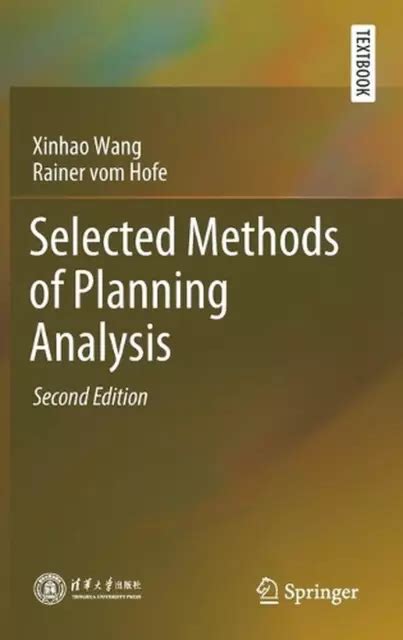 Selected Methods Of Planning Analysis By Xinhao Wang English Hardcover Book 218 71 Picclick Au