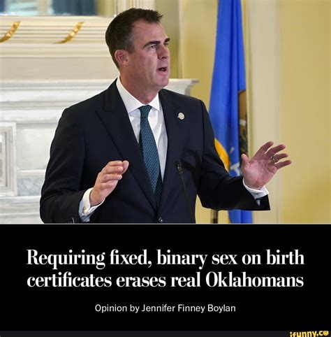 Requiring Fixed Binary Sex On Birth Certificates Erases Real