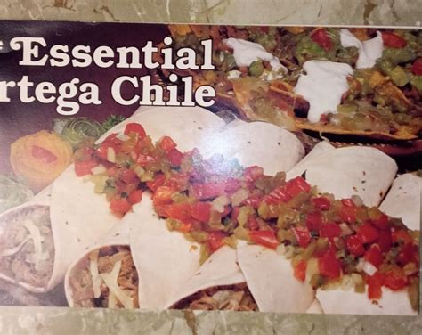 Vintage 1980s Essential Ortega Chile Recipe Booklet Tacos Gazpacho