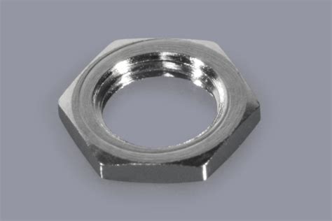 Din 439 M8x05 Sw10 Msni Sechskantmutter Flach M8 Feingewinde Aus