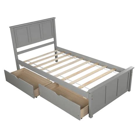 Single Bed Solid Wood Storage Bed Gkw Retail