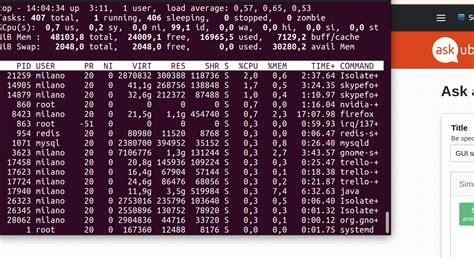 nvidia - GUI suddenly slow - GPU utilization 100% - what to do? - Ask Ubuntu