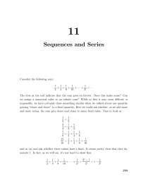 Calculus Sequences And Series In Calculus And Finding Appropriate Ways To Calculate Them Docsity