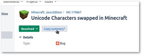 jira copy summary userscript which adds a button to copy summary of