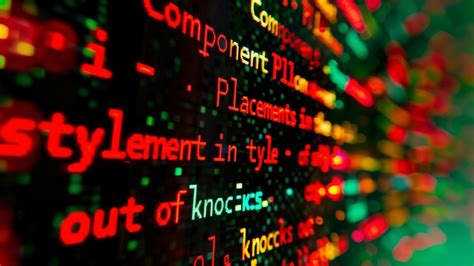 Coders And Code Background Coding Concept In The Language Of The Computer Code On Digital Screen