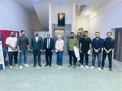 The Central Library Hosts A Scientific Visit For Students Of Biomedical