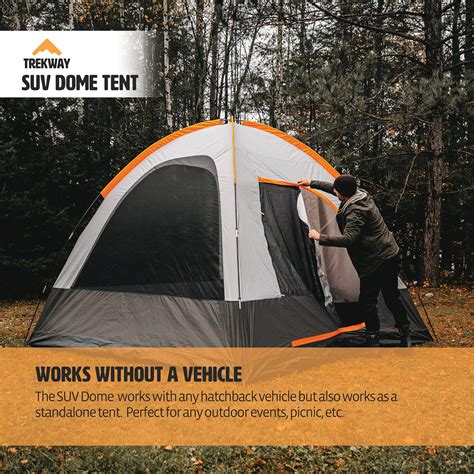 Trekway Suv Waterproof Instant Camping Tent W Attachment 9 X 9