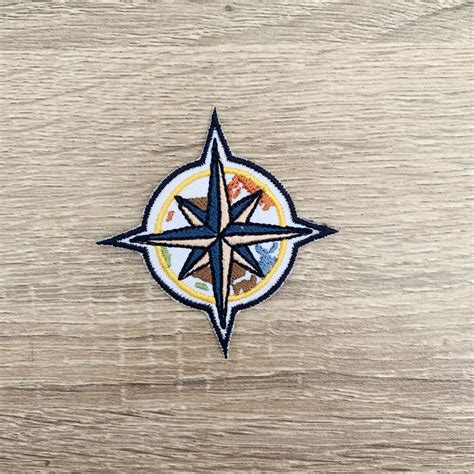 Compass Iron On Patch Compass Patches Cartoon Patches Iron On
