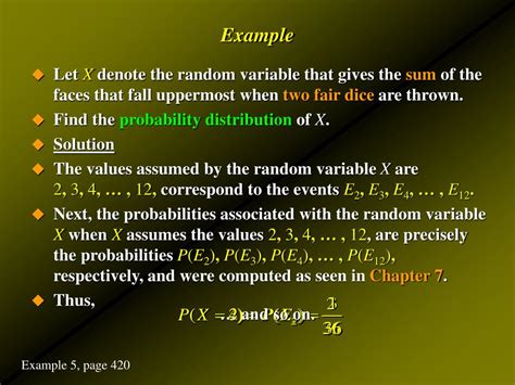 Ppt Distributions Of Random Variables Expected Value Variance And Standard Deviation