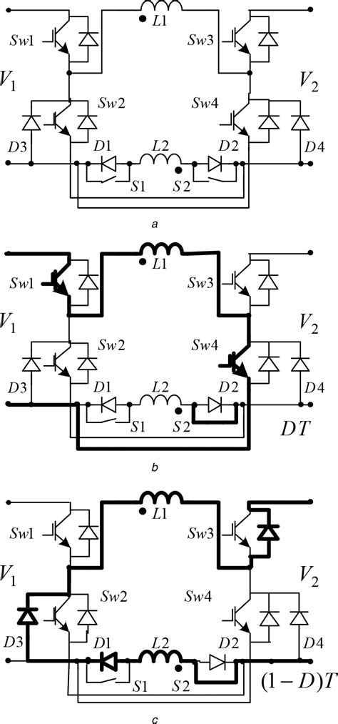 Bidirectional Buckboost Converter With Two Coupled Inductors A Basic Download Scientific