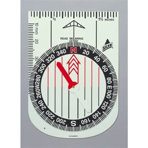 Large Demonstration Compass White Orienteering Service Of Australia