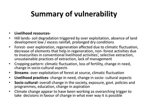 Ppt Vulnerability Assessment Forest Eco System Powerpoint