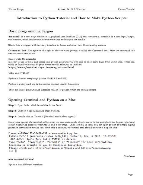 Introduction Python Tutorial Sharpp Introduction To Python Tutorial