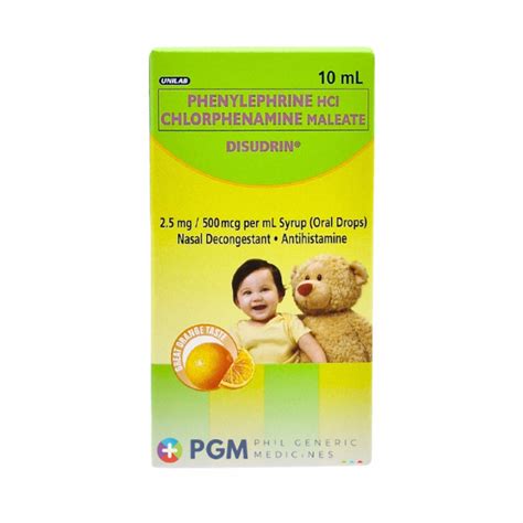 Phenylephrine Hci Chlorphenamine Maleate Paracetamol Disudurin 25mg