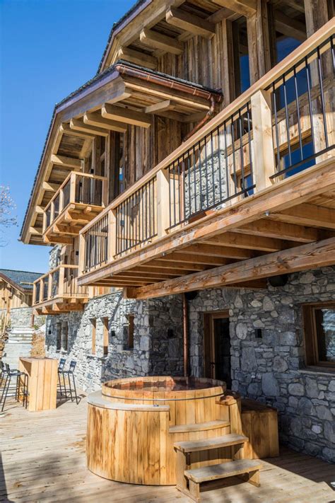 Home A Masson Chalet Quebec Bain Norvegien Maison De Montagne Moderne
