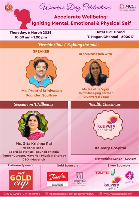 Mcci Womensday2025 Wellbeing Empowerment Mentalhealth Emotionalwellbeing Networking