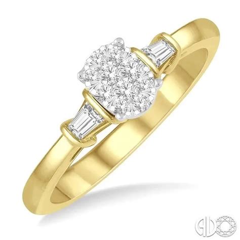 Ashi 15 Ctw Oval Shape Round Cut And Baguette Diamond Lovebright