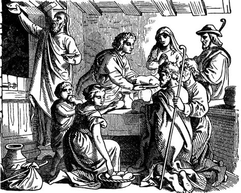 Celebration Of The First Passover Vintage Illustration 35482346 Vector
